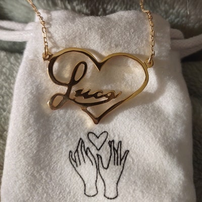 Custom Handwriting Jewelry Handwriting Necklace - Etsy