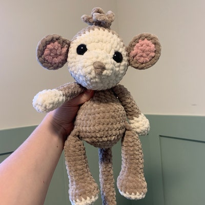 Crochet Pattern Monkey Amigurumi Monkey Pattern PDF Tutorial Stuffed Monkey Plush Pattern ...