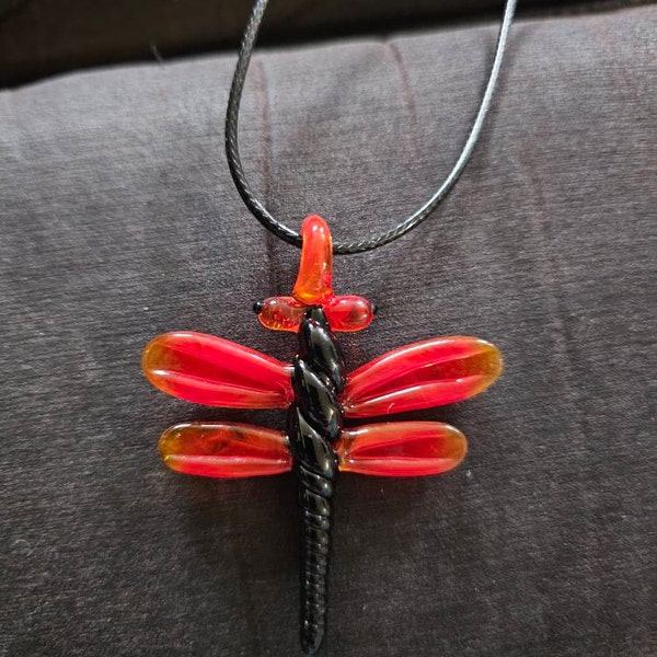 Dual Swirl Heart Pendant Necklace | Glass Heart Pendant | Swirl Heart ...