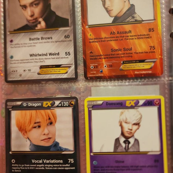 Monsta X Pokèmon Cards - Etsy