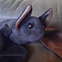 Bat Plush, Fruit Bat, Albino Flying Fox , Halloween Gift Bat Lovers ...