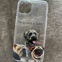 Personalised CLEAR OPAQUE FLORAL Font Phone Case Cover for iPhone 14 13 ...