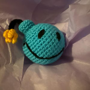 Crochet Plush Smiley Bomb Fanart - Etsy