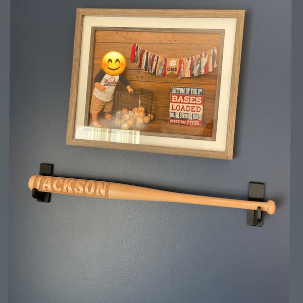 Baseball Mini-bat Wall Display Mount - Etsy