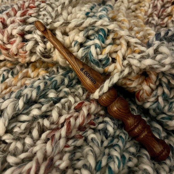 Chess Ergonomic Wood Crochet Hooks, Sizes 1m to 10mm, Ethically ...