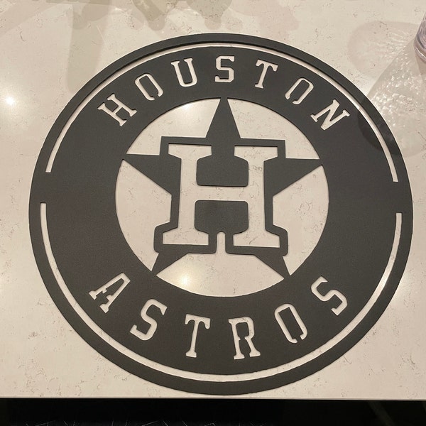 Houston Astros Metal Sign. Houston Wall Art, Texas, Astros Sign, Texas ...