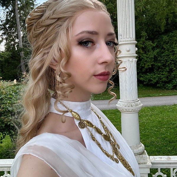 Viking Wig, Shield Maiden Cosplay , Larp Wig, Hair Accessories, Elf ...