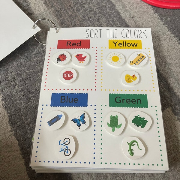 Busy Book, Busy Book Printable, Toddler Busy Book, Learning Book ...