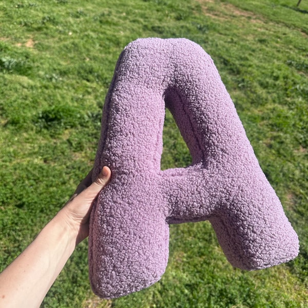 Lnitial Letter Pillow, Letters Throw Pillow, Alphabet Pillow, Letter ...