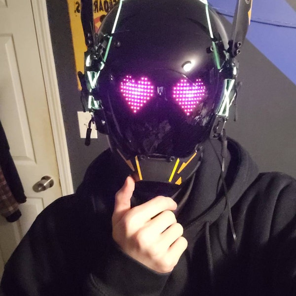 Bluetooth Cyberpunk Mask - Futuristic Mask -cyberpunk Helmet-tech Mask ...
