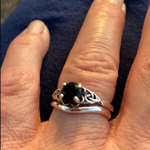 Silver Contoured Band Soft Curve V-ring Curved Band Silver - Etsy