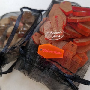 Custom Jewelry Tags Oval Shaped, CHOOSE 1 COLOR, Qty 50 or 100 ...