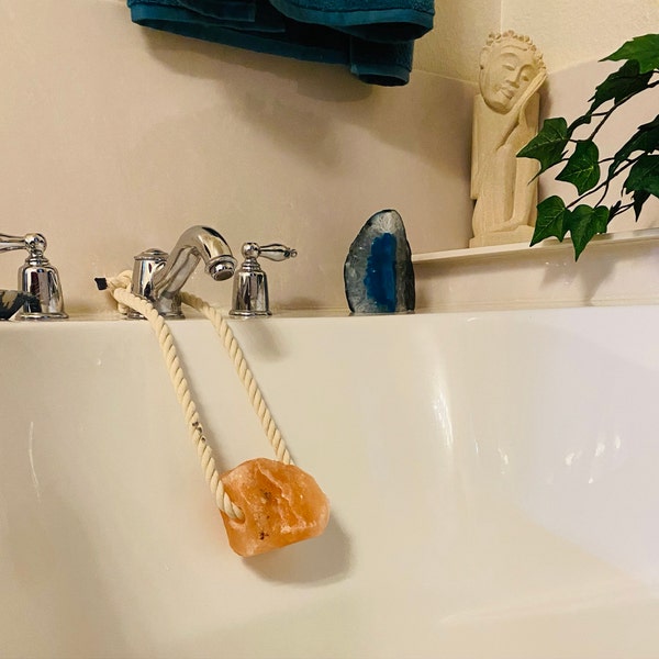 Shower Salt Rock 100% Natural Pink Himalayan Salt Rock Shower Steamer ...