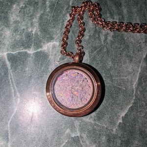 Cremation Locket for Ashes, Human Ash Keepsake, Cremation Necklace for ...