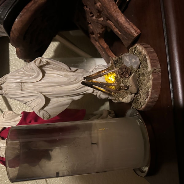 Miniature 4'' Campfire With Flickering LED Light - Etsy