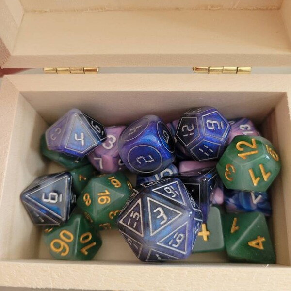 Under the Sea Tide Pool Dnd Dice Set Perfect Gift for Fans of Dungeons ...