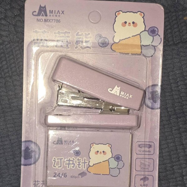 Mini Stapler Set, 4 Colors to Choose, Planner Accessories, Mini Stapler ...