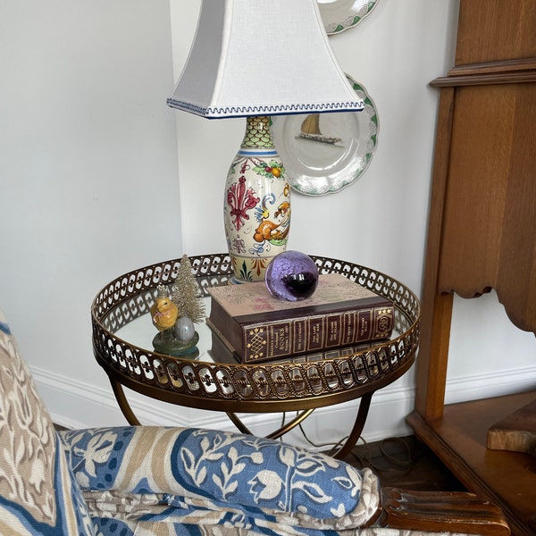 Blue Lampshade, Square Bell Lamp Shade - Etsy