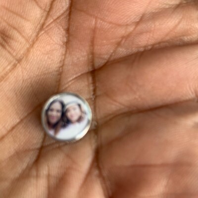 Personalized Crystal Heart Photo Charm, Fit Pandora Bracelet, Custom ...