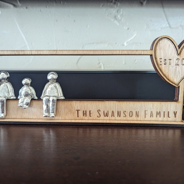 Personalised - Our Little Family | Family Anniversary Gift - Choose ...