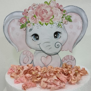 Purple Elephant Bundle 16 Clip Art, Watercolor Baby Girl Elephants With ...