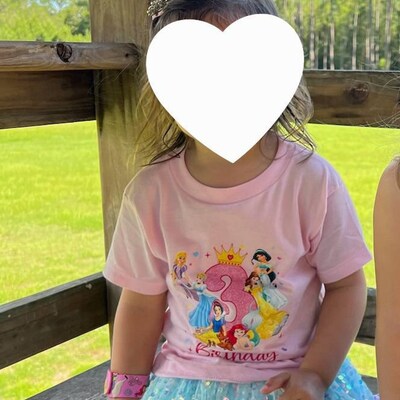 Fourth Birthday Princess Shirt, Disney Princess Birthday Shirt, Princess Birthday Shirt, Girls ...
