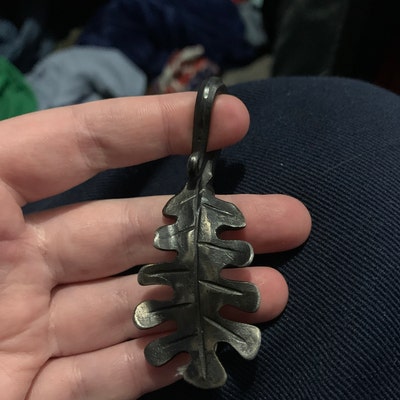 Pine Creek Forge Hand Forged Keychain/pendant, Chisel Twist - Etsy