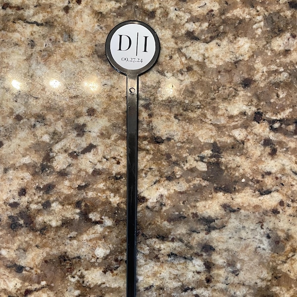 Custom Stir Stick Stickers for Cocktail Drink Stirrers | Personalized ...