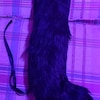 Space Galaxy Wolf Husky Fox Ears Cosplay Faux Fur Celestial Faux Fur ...