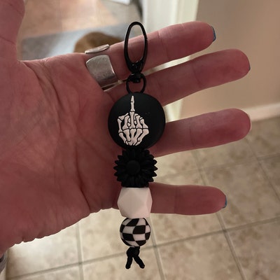 Flower Keychains Flower Pot Keychains Silicone Keychains Daisy ...