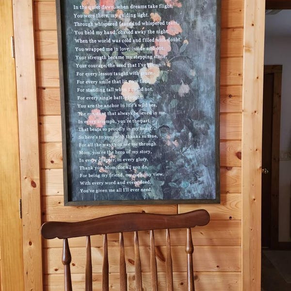 Bible Verse Wall Art | Christian Wall Art | Extra Large Vintage Wall ...