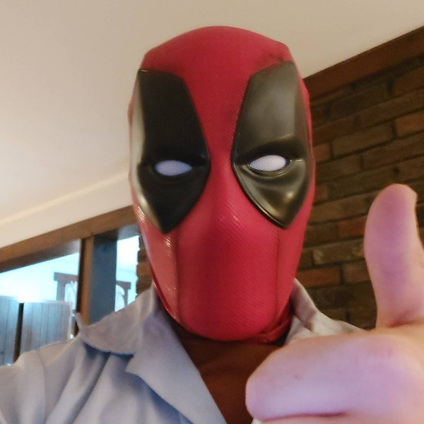 Customizable Deadpool Mask, Wearable Mask With Magnetic Lenses, Cosplay ...
