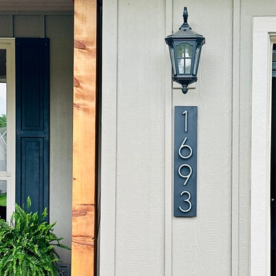 Address Sign for House, Horizontal Address Plaque, New Home Sign, House ...