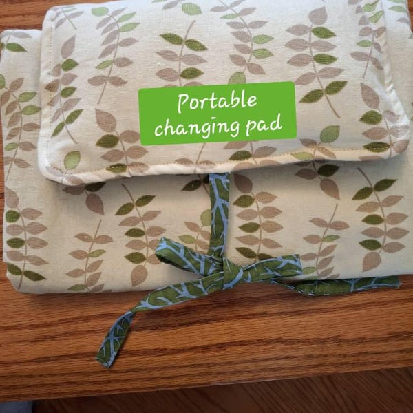 Portable Diaper Changing Mat Sewing Pattern Baby Changing Pad PDF ...