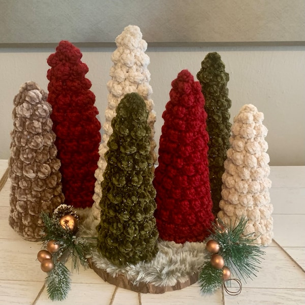 Cozy Bobble Christmas Tree Crochet Pattern (digital Download) - Etsy