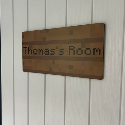 Minecraft Inspired Gift Minecraft Sign Minecraft Birthday Gift ...