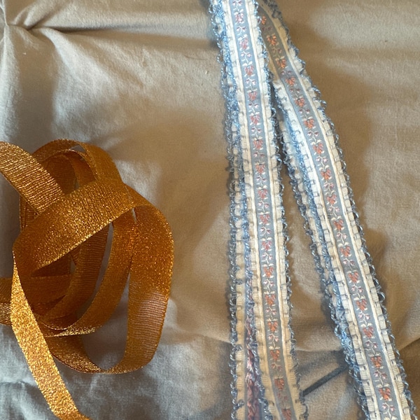 48 Yards of Metallic Gold Ric Rac Ribbon, Gold Zigzag Ribbon, Gold ...