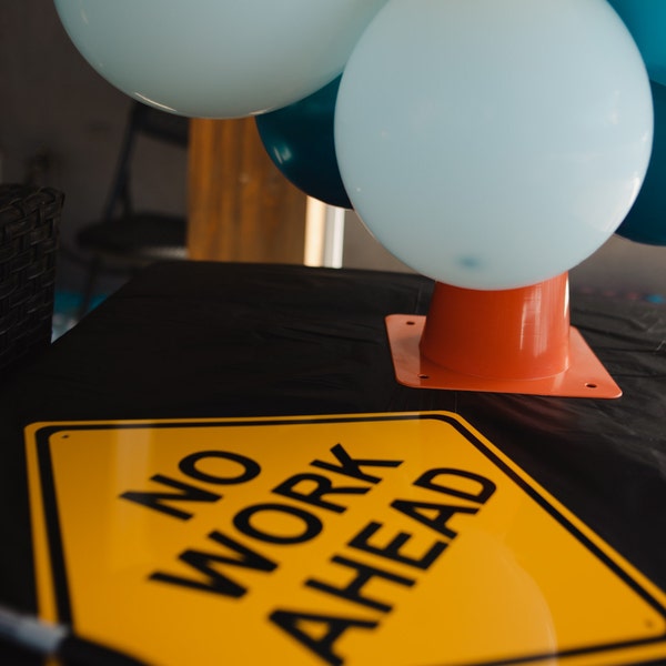 No Work Ahead Metal Sign: Funny Retirement Decor - Etsy