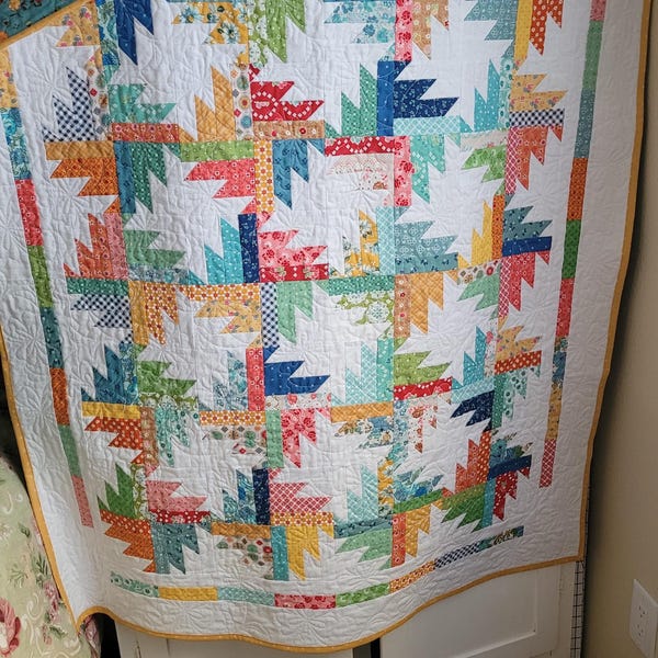 Fleur Noire the Plaid Plus Quilt Kit, Pattern by Allie Perry of Taren ...
