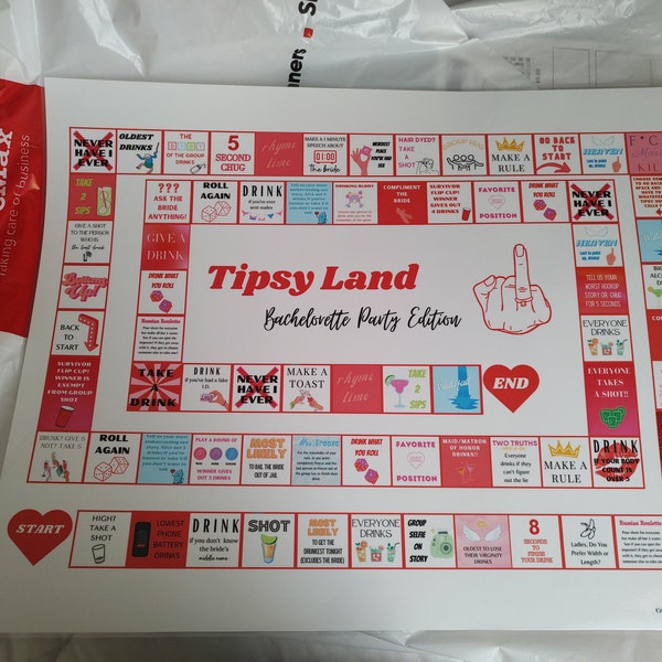 Booze Board: the Drinking Board Game for Everyone - Etsy