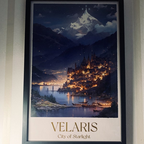 Velaris Poster|acotar| Boho Poster |digital Download| Night Court ...