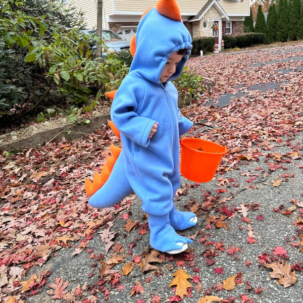 Custom Colors Toddler Dinosaur Fleece Costume, Custom Dinosaur Costume ...