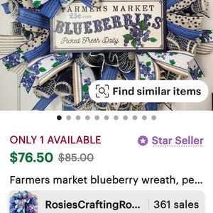 Fresh Lemons Wreath With Royal Blue Base and Lemon Ribbons . We Offer ...