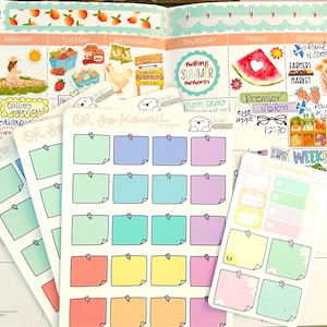 Kawaii College Stickers for School Teacher Student Planner Homework ...