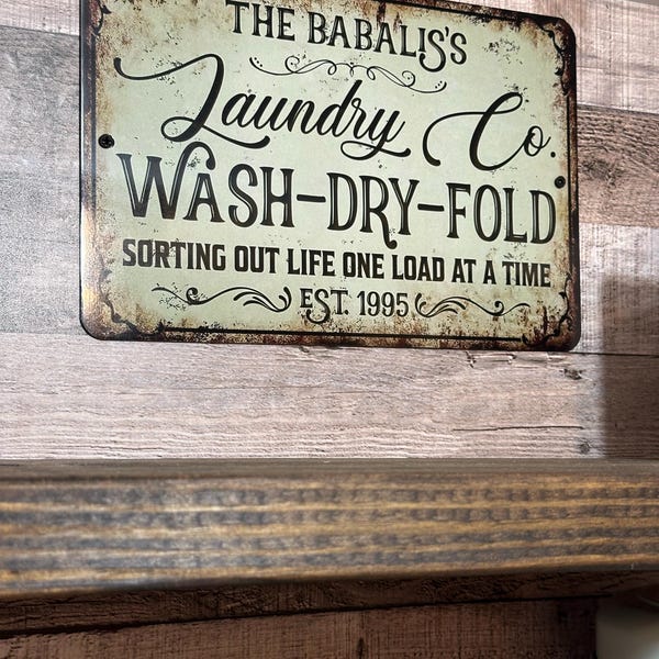 Custom Metal Craft Room Sign Personalized Made With Love Imagine Create ...