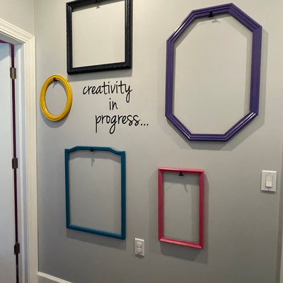 Creativity Wall Decal, Inspiring Artistic Quote, Art and Craft Room ...