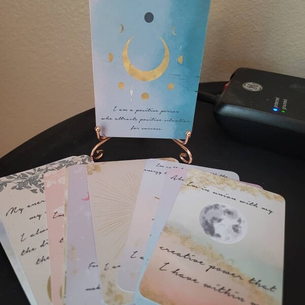 32 Handmade Enchanted Affirmation Cards, Daily Affirmation Cards ...