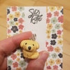 Cute Golden Retriever Clay Charm, Cute Kawaii Dog Charm, Miniature Dog ...