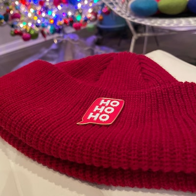 Ho Ho Ho Christmas Enamel Lapel Pin / Buy 3 Pins Get 1 Free With Code ...