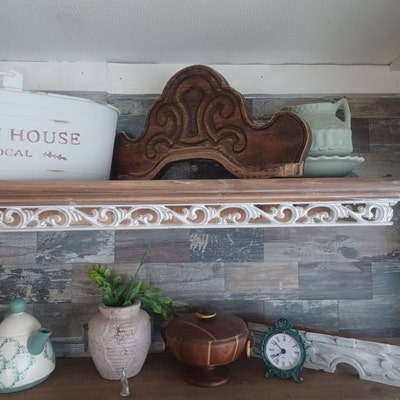 2 Green Peely Chippy Wood Spindle Post, Spindle Post Farmhouse Shabby ...